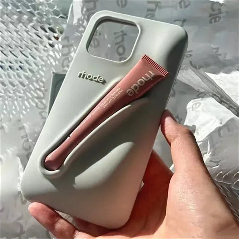 New Original Rhodes LipGloss 💄 Silicone Case With Box 🩶 – variety.pk