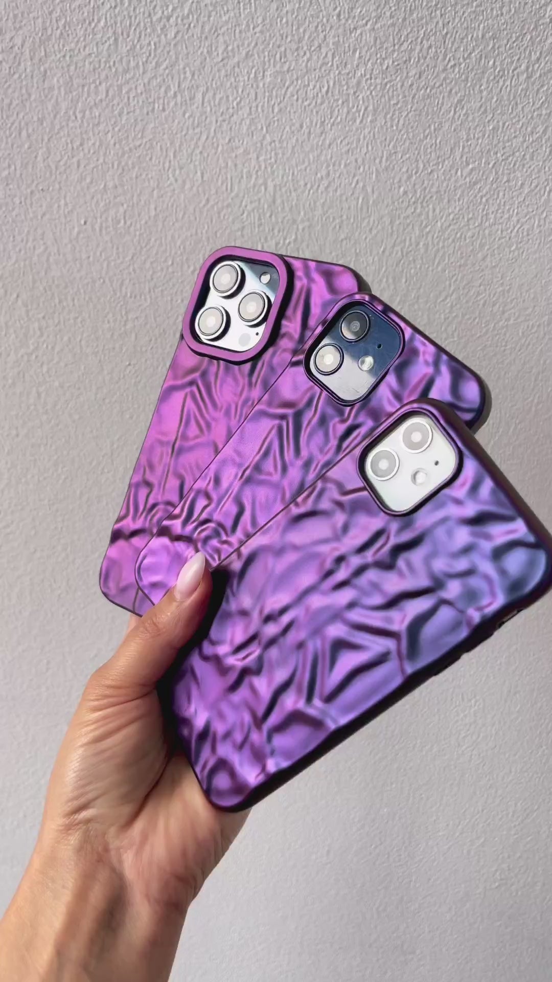 Deep Purple Linear Foil Case – variety.pk